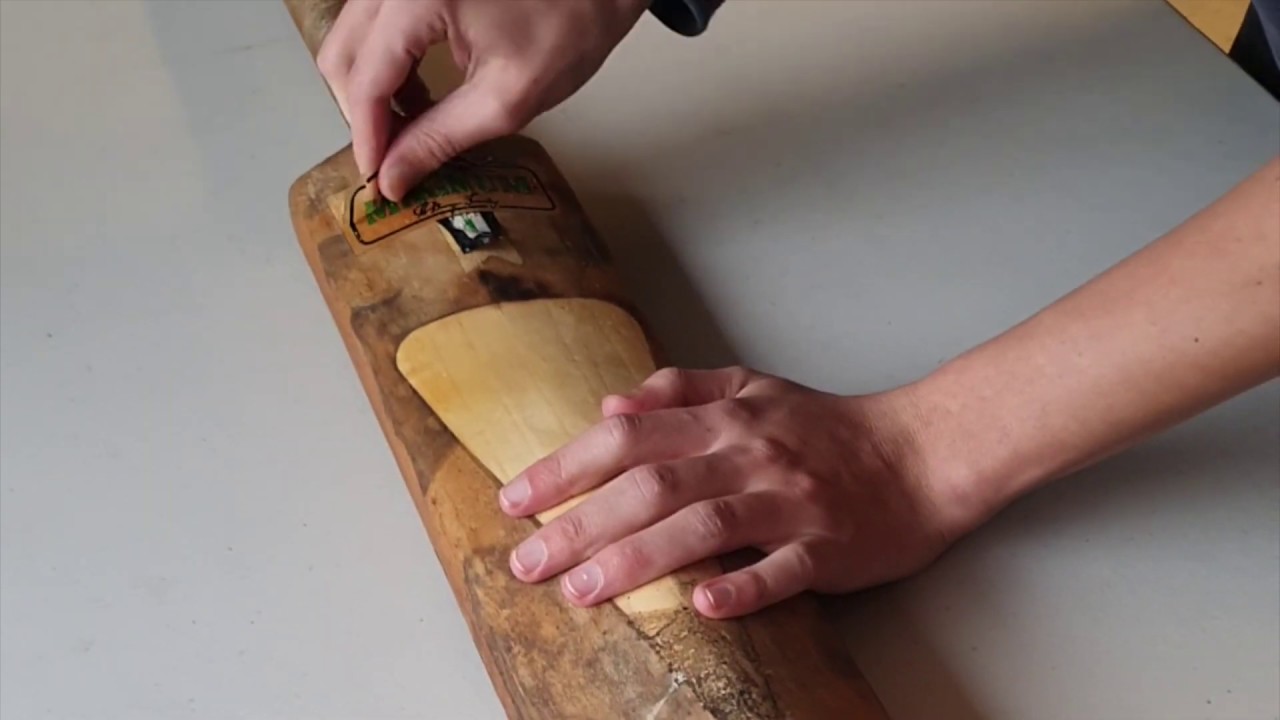 Refurbisment of Duncan Fearnley Cricket Bat - YouTube