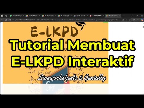 Cara Mudah Membuat E-LKPD Interaktif dengan Liveworksheet dan Genially | Tutorial - YouTube