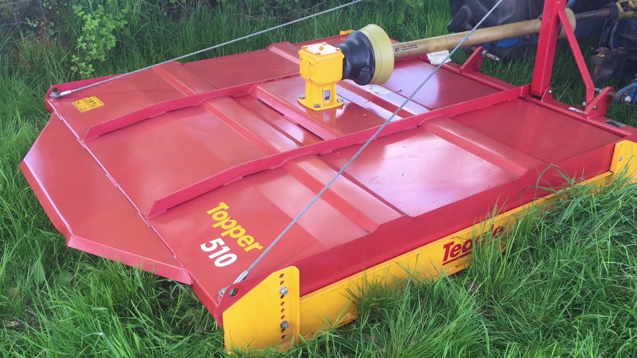 Teagle 510 Pasture Topper Year 2015 - YouTube