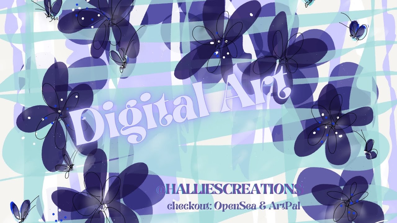 Digital Drawing Illustration Artist Hallie 🪻 - YouTube