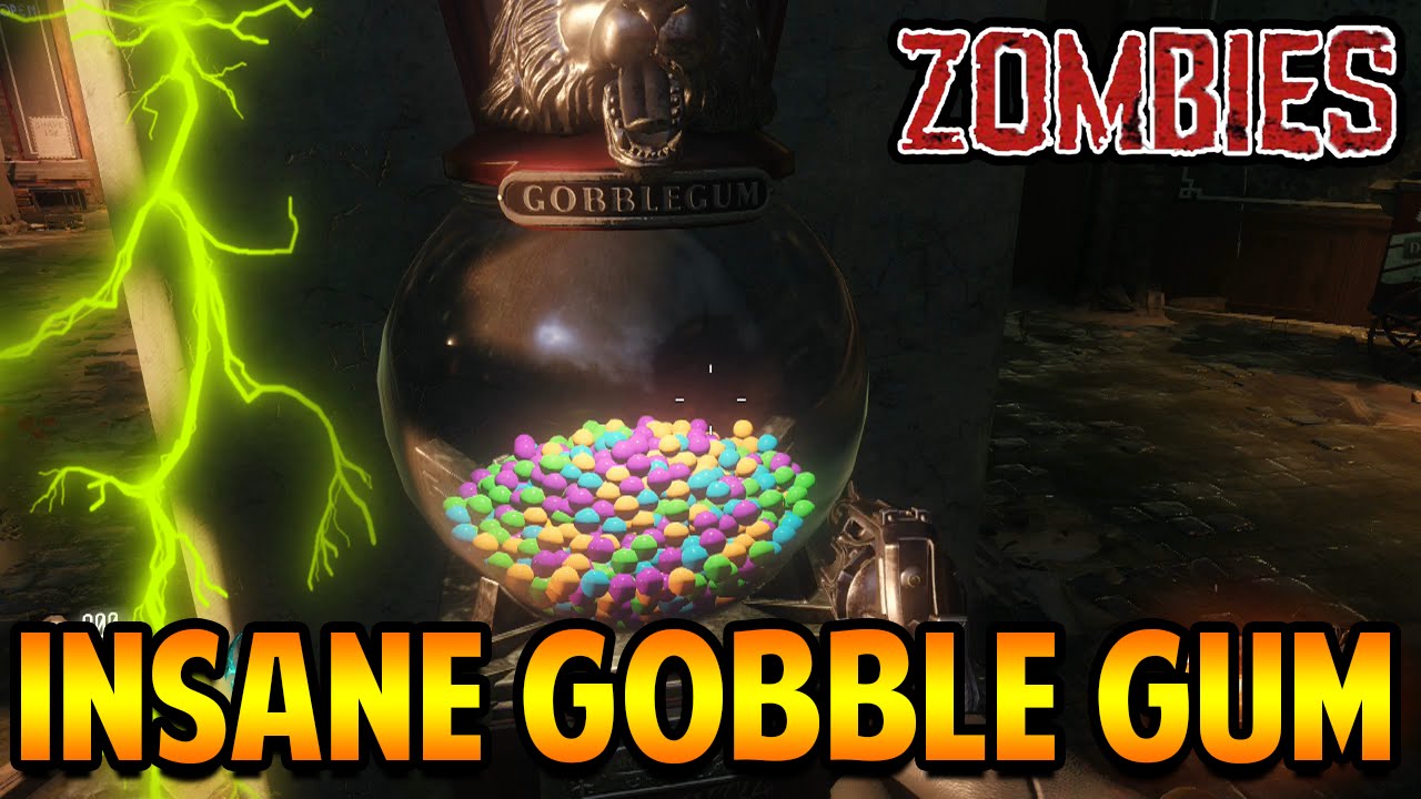 Black Ops 3 Zombies "GOBBLE-GUM" INSANE PERKS GAMEPLAY! BO3 ZOMBIES ...