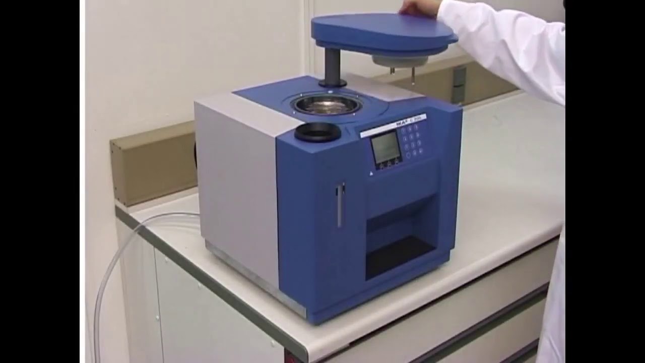 Funcionamento completo da Bomba Calorimétrica IKA C 200 - YouTube
