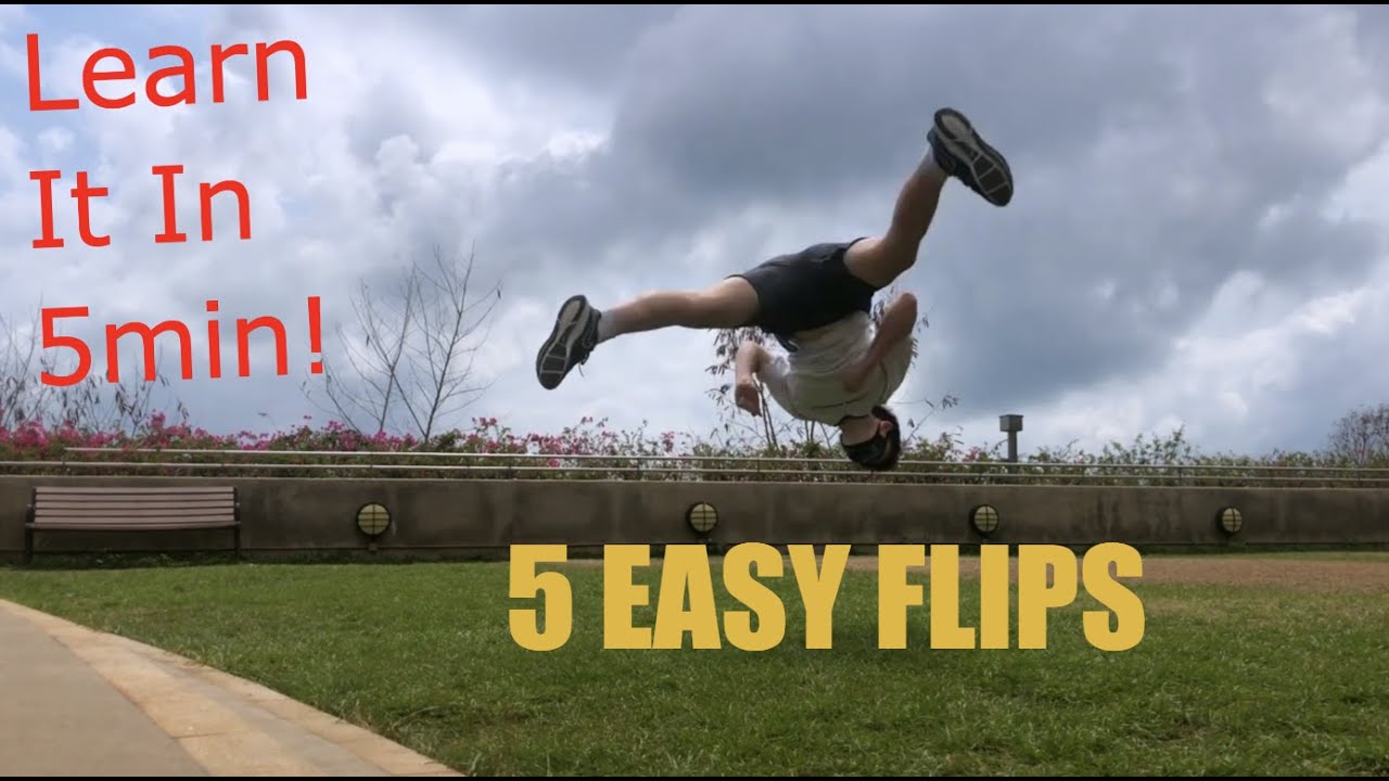 5 EASY flip ANYONE can learn! - YouTube