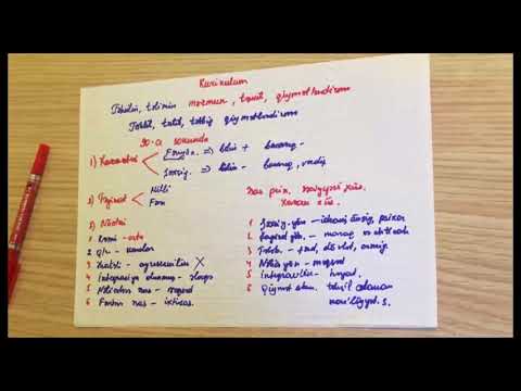 Onlayn dərslər| Kurikulum | Kurikulum nədir?