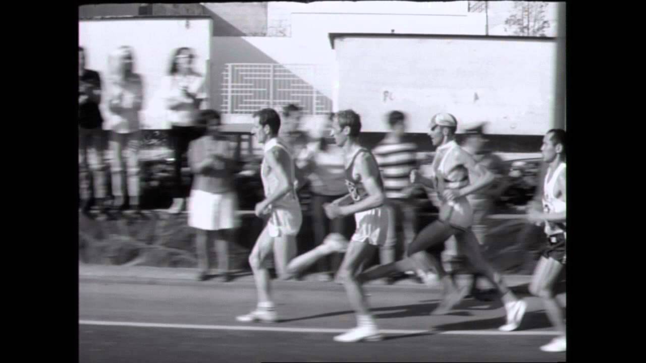 Mike Ryan claims Marathon Bronze, Mexico 1968 - YouTube