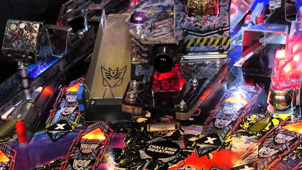 Stern Transformers Pinball Megatron Cannon Mod - YouTube