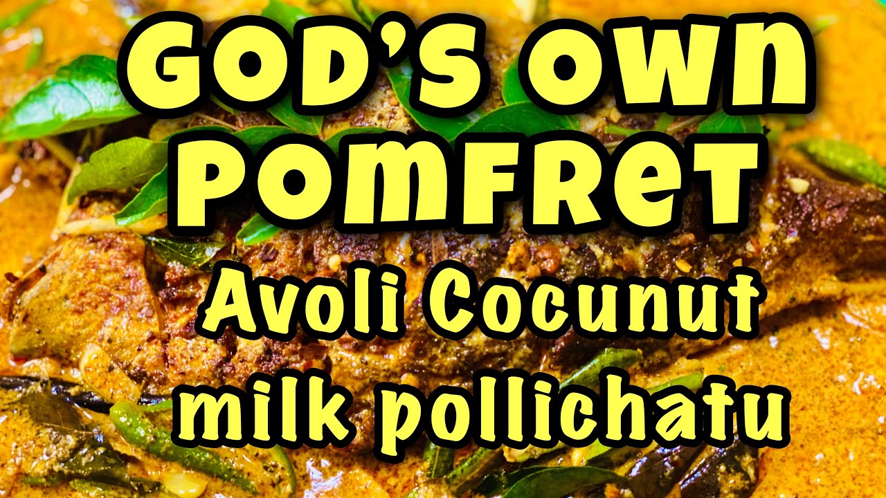 Pomfret fish recipe| God's own pomfret | Avoli fry masala | avoli ...