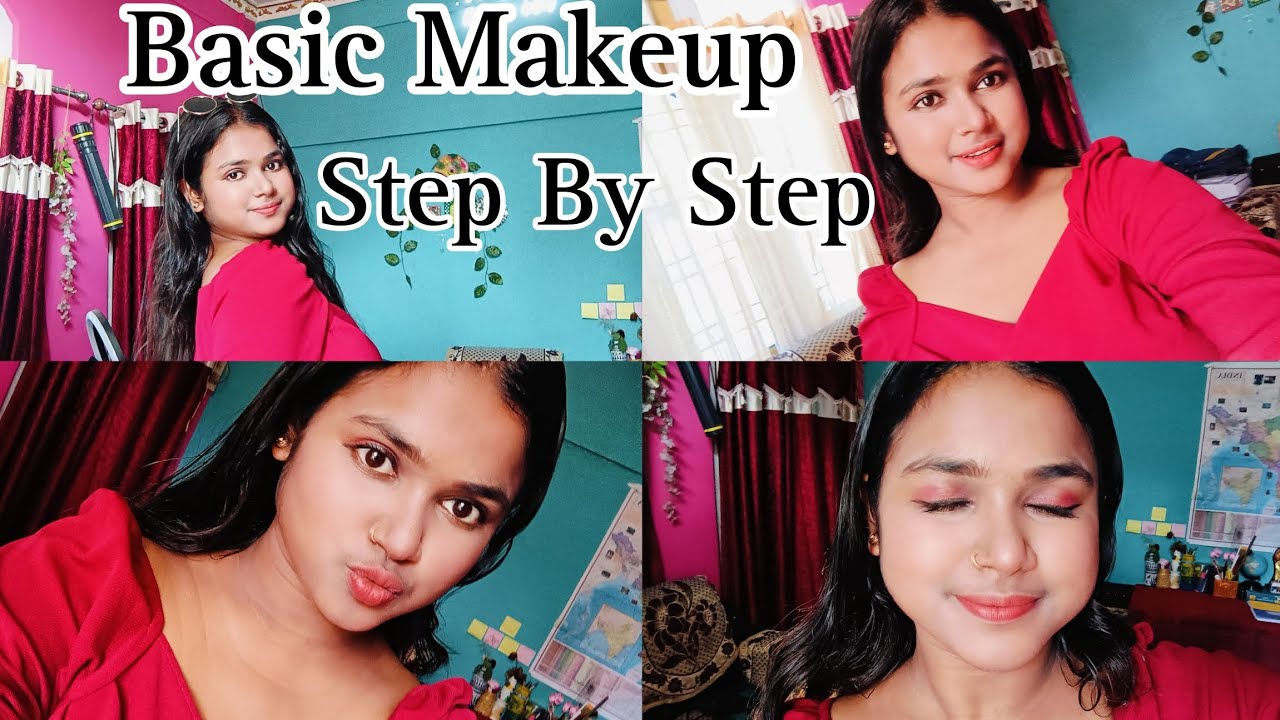 Basic makeup for beginner ।। step by step - YouTube