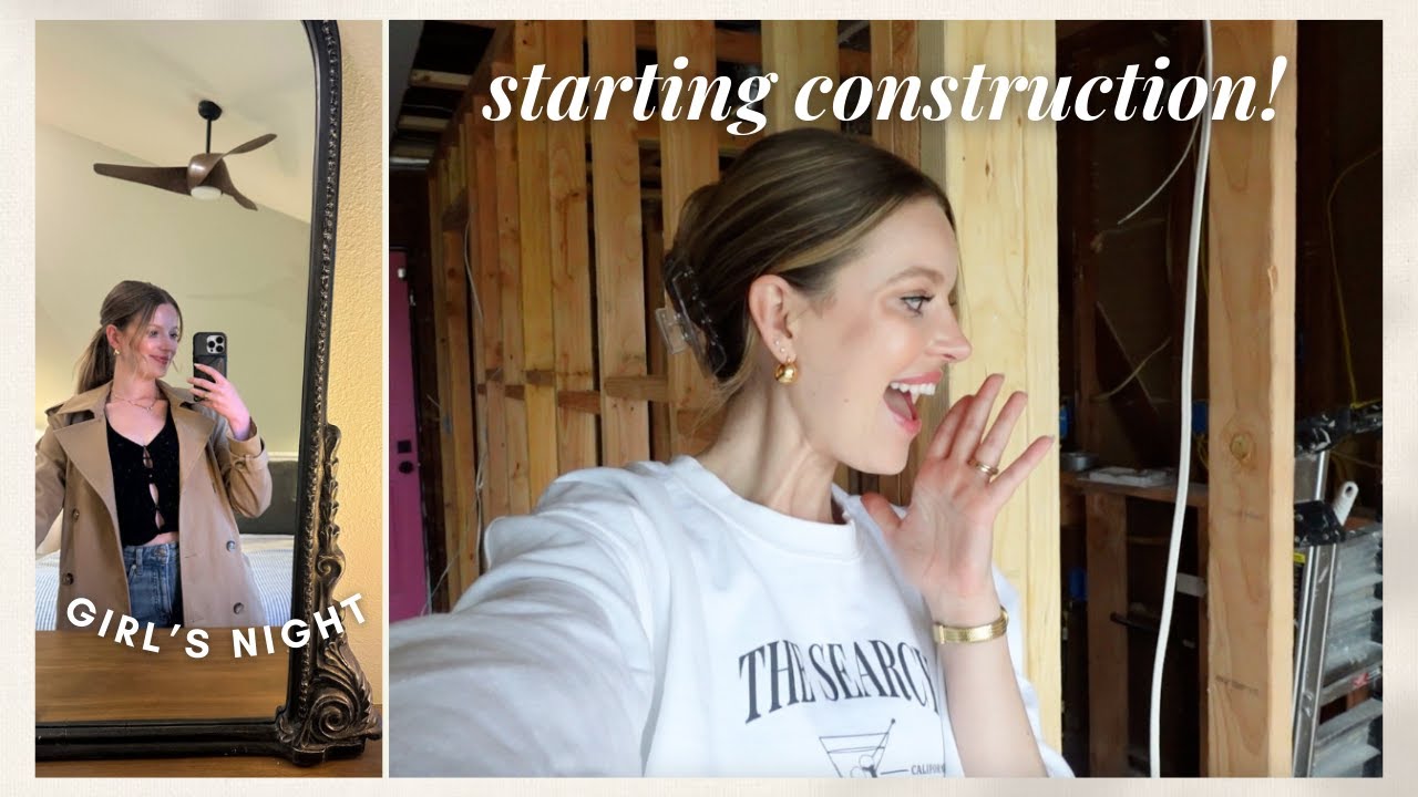 VLOG: we have started construction on the house! (organizing, coworking ...