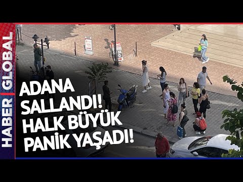 Adana'da 5.5 Büyüklüğünde Deprem! İşte İlk Görüntüler!