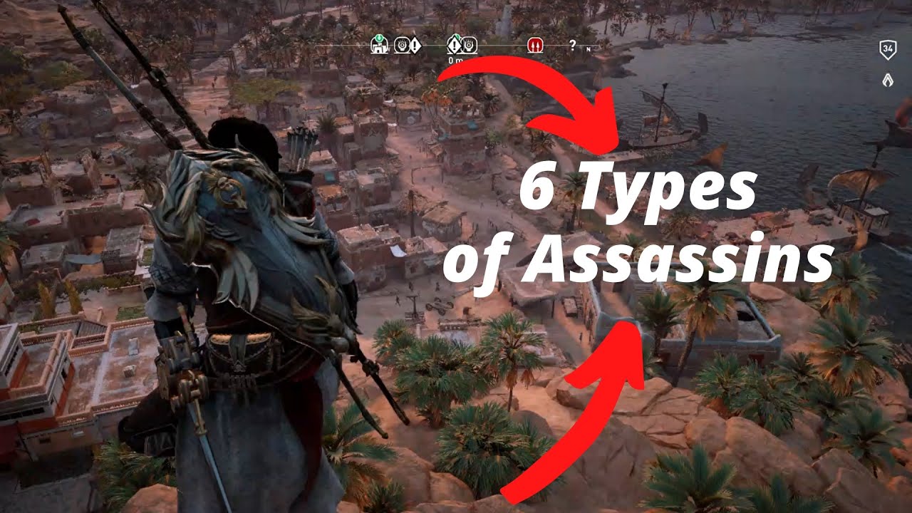 (Assassin Creed Origin) Six Types of Assassins🔥🔥 - YouTube