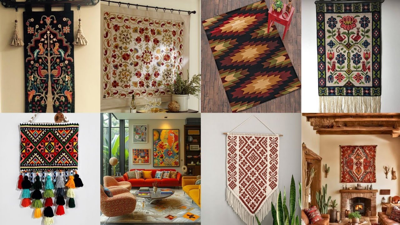 Rug Wall Hanging Collection|| Superb wall decoration ideas to try now ...