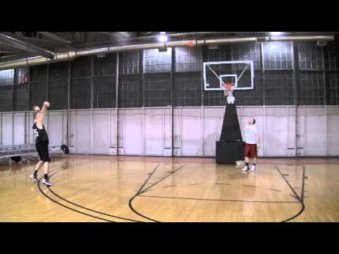 Connor Gilmore shooting workout at the HoopDome in Toronto - YouTube