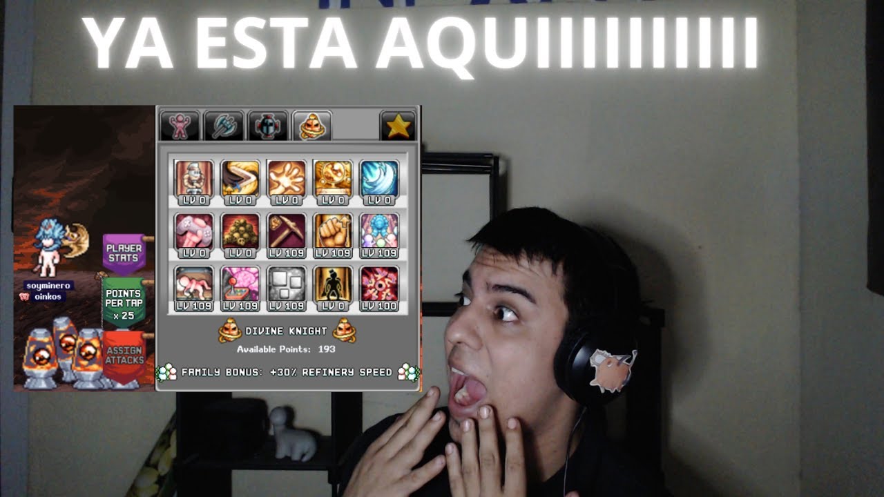 YA LLEGO EL DIVINE KNIGHT /Legend of IdleOn en Español - YouTube