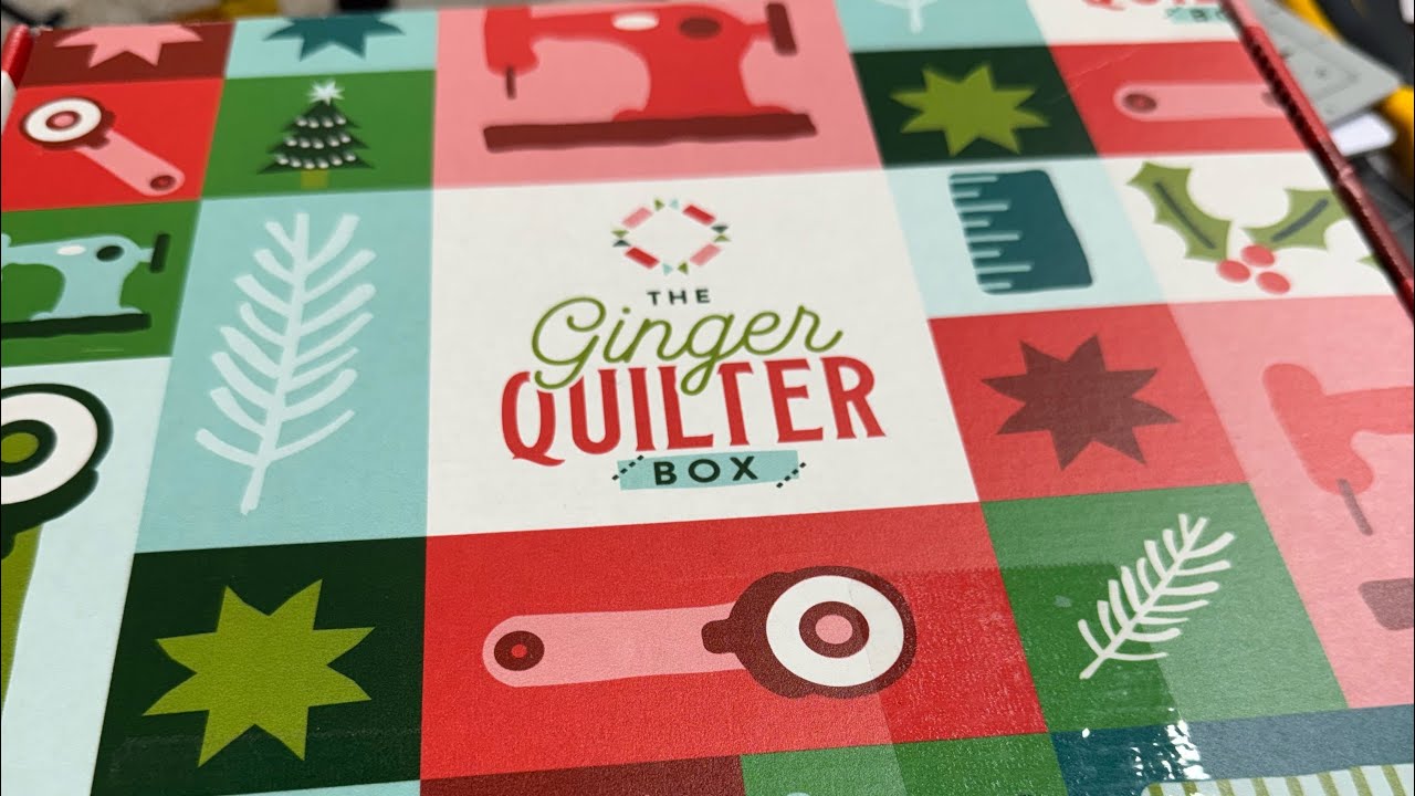 Spoiler Alert… Unboxing the Ginger Quilter Christmas MEGA Box - YouTube