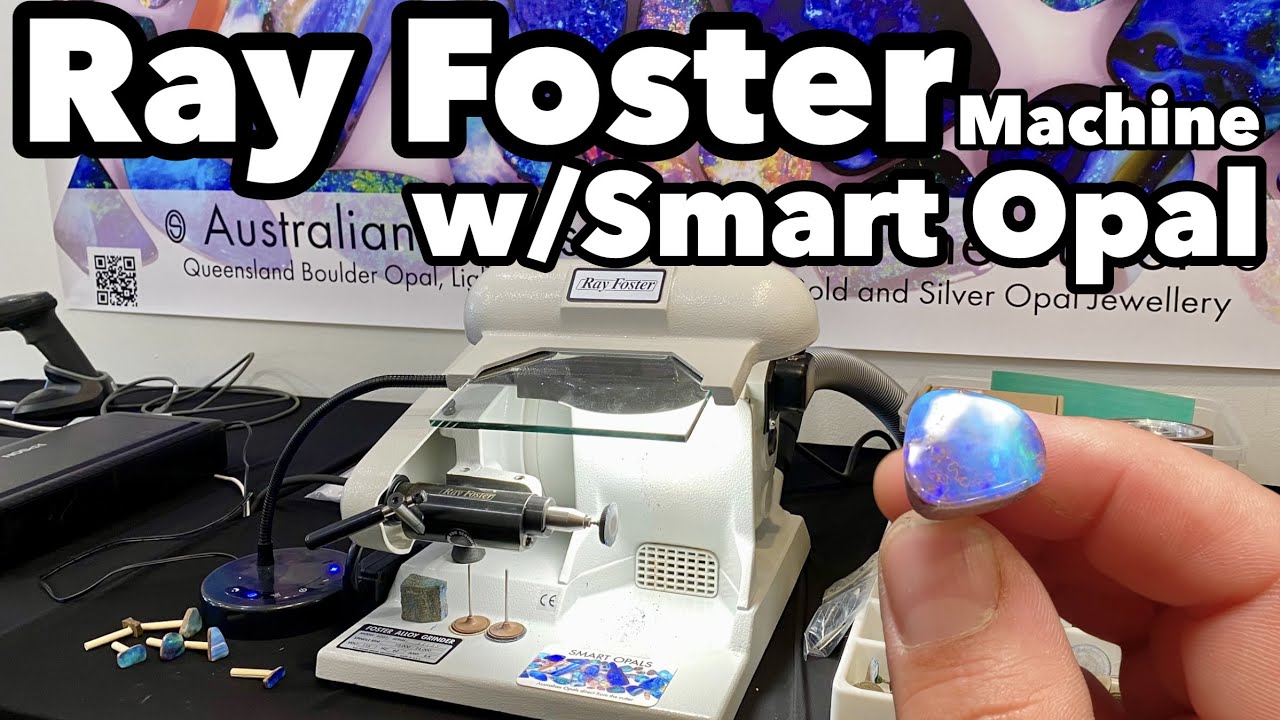 The Opal Industry Changing Ray Foster Machine w/Smart Opal Tucson Gem ...