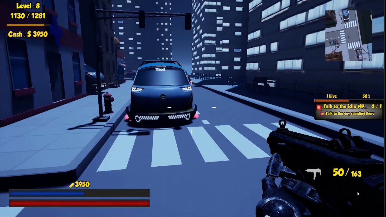 Cyberpunk Indie Game With Robots and Flying Cars - YouTube