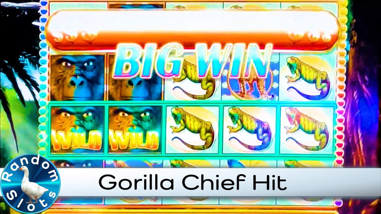 Gorilla Chief Slot Machine Nice Line Hit - YouTube