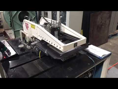 AMI Presco model CP-885 screen printer - YouTube