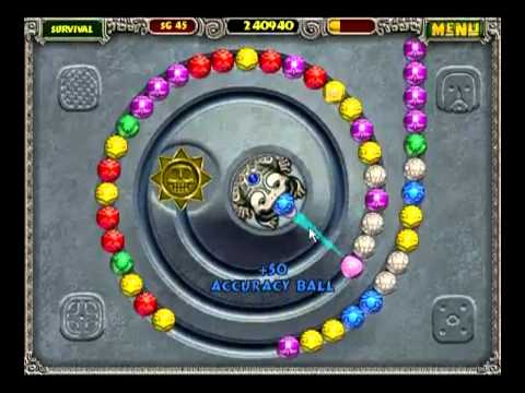 Zuma Deluxe - Survival - Sun God 51 - YouTube