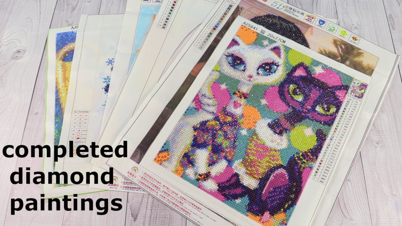 Completed Diamond Paintings Finished Projects January 2019 Update ...