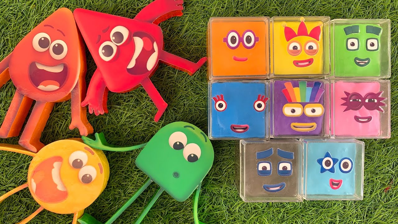 Numberblocks Satisfying CLAY in Box with Rainbow Friends ASMR ...