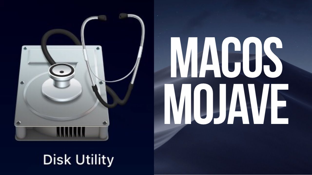 How to Use Disk Utility in macOS Mojave to format,erase, partition ...