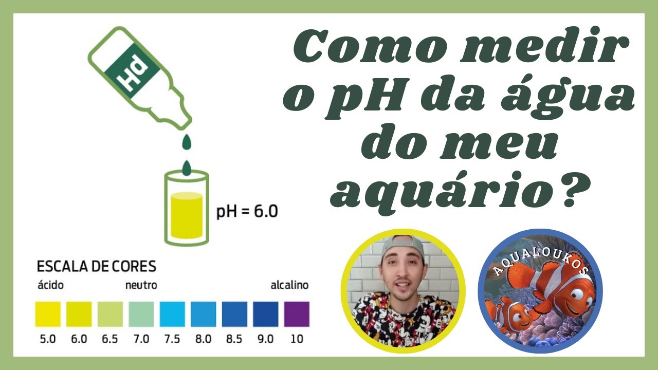Como medir o pH da água do meu aquário? - YouTube