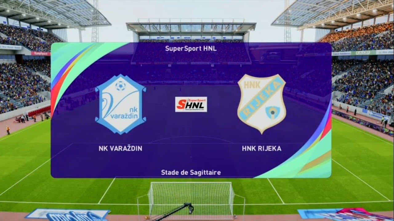 NK Varaždin vs HNK Rijeka | PES HNL Liga 22/23 - YouTube