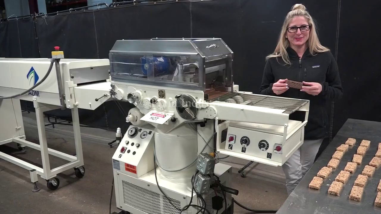 Sollich 280MM Mini Chocolate Enrober Demonstration - YouTube