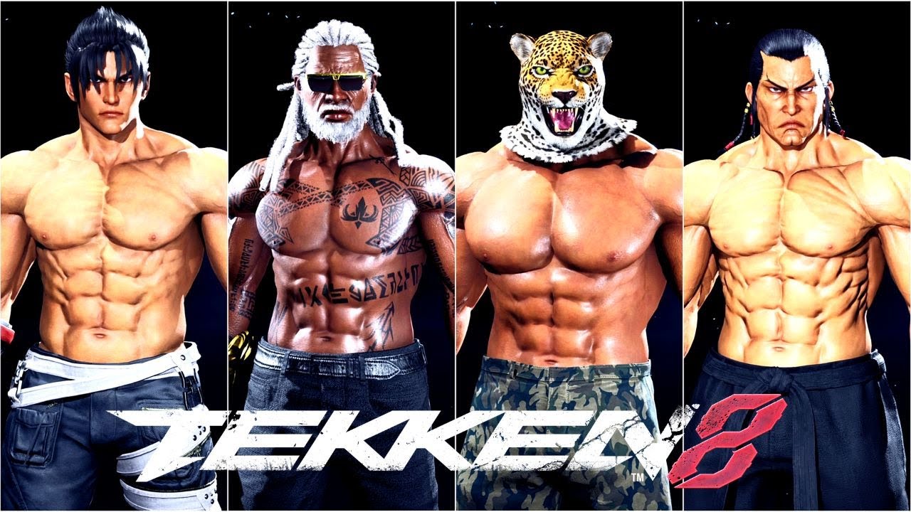 TEKKEN 8 - Physiques of Male Characters (Comment Down Your Favourite ...