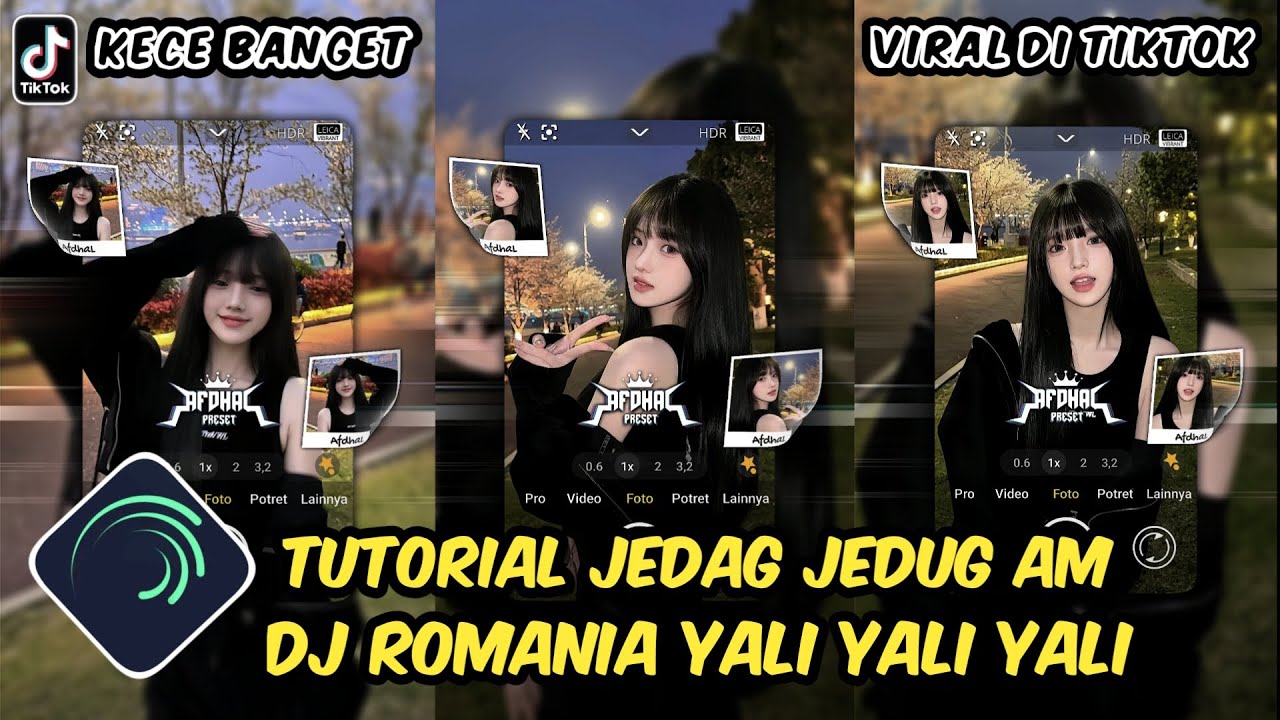 Tutorial Jedag Jedug Alight Motion DJ Romania Yali Yali Yali - YouTube
