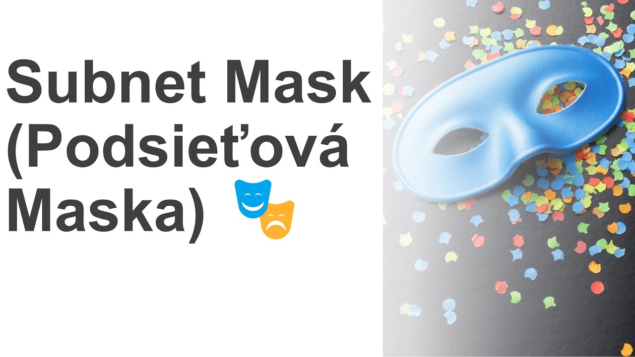 Online Kurz Počítačové Siete - Maska Podsiete, CIDR, Netadapter 🎭 - YouTube