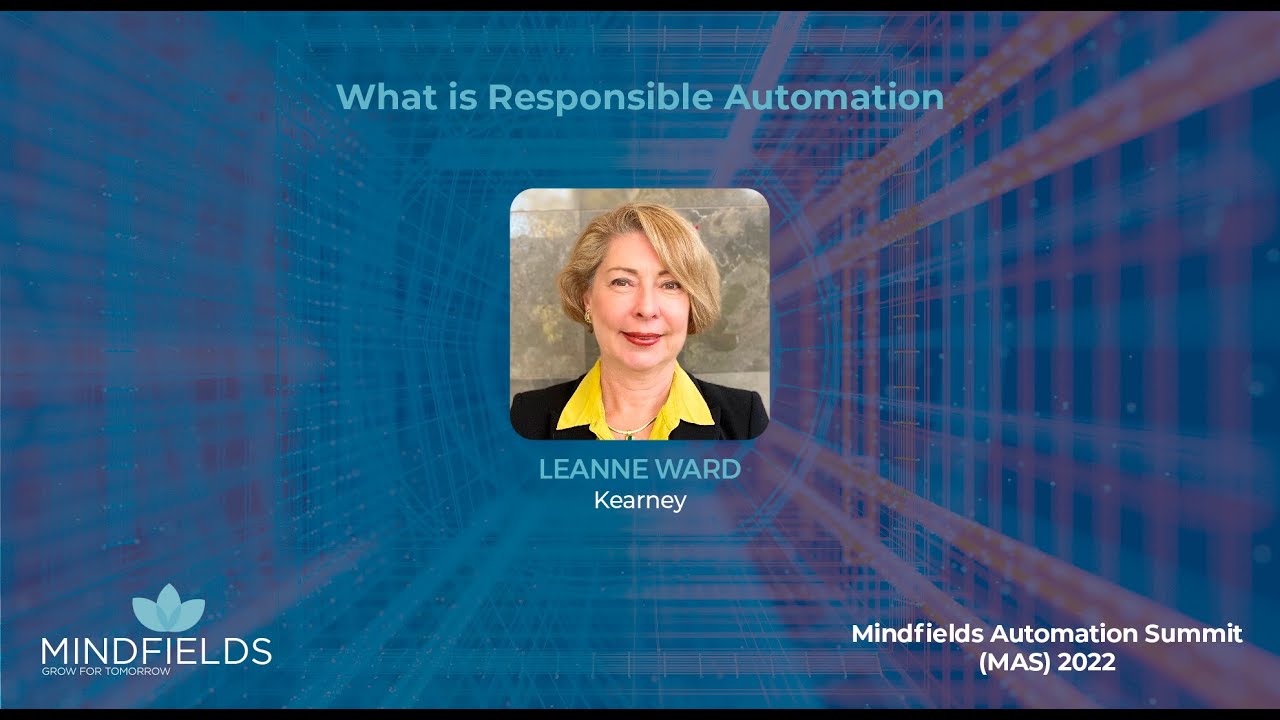 Dr Leanne Ward views on Responsible Automation - YouTube