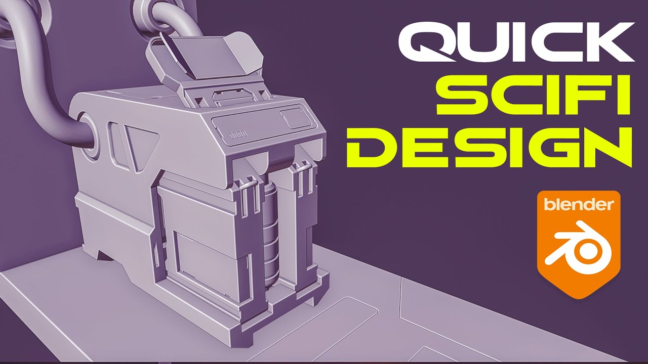 QUICK scifi design in Blender - YouTube