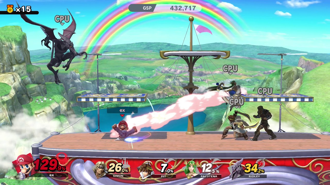 Super Smash Bros Ultimate - All-Star Smash - Mario - Rainbow Cruise ...