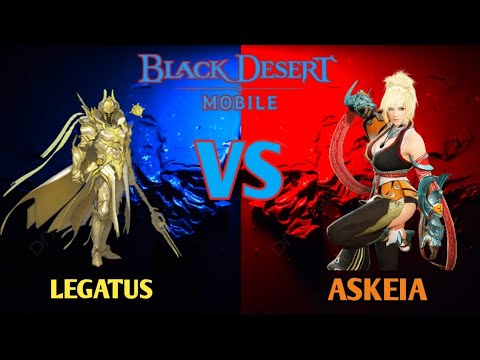 Black Desert Mobile | Legatus ⚡️ VS Askeia PvP Arena - YouTube