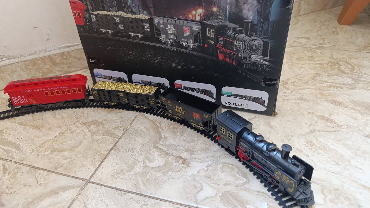 7 Minutes Satisfying With Unboxing Classic Train Play Set With Engine ...