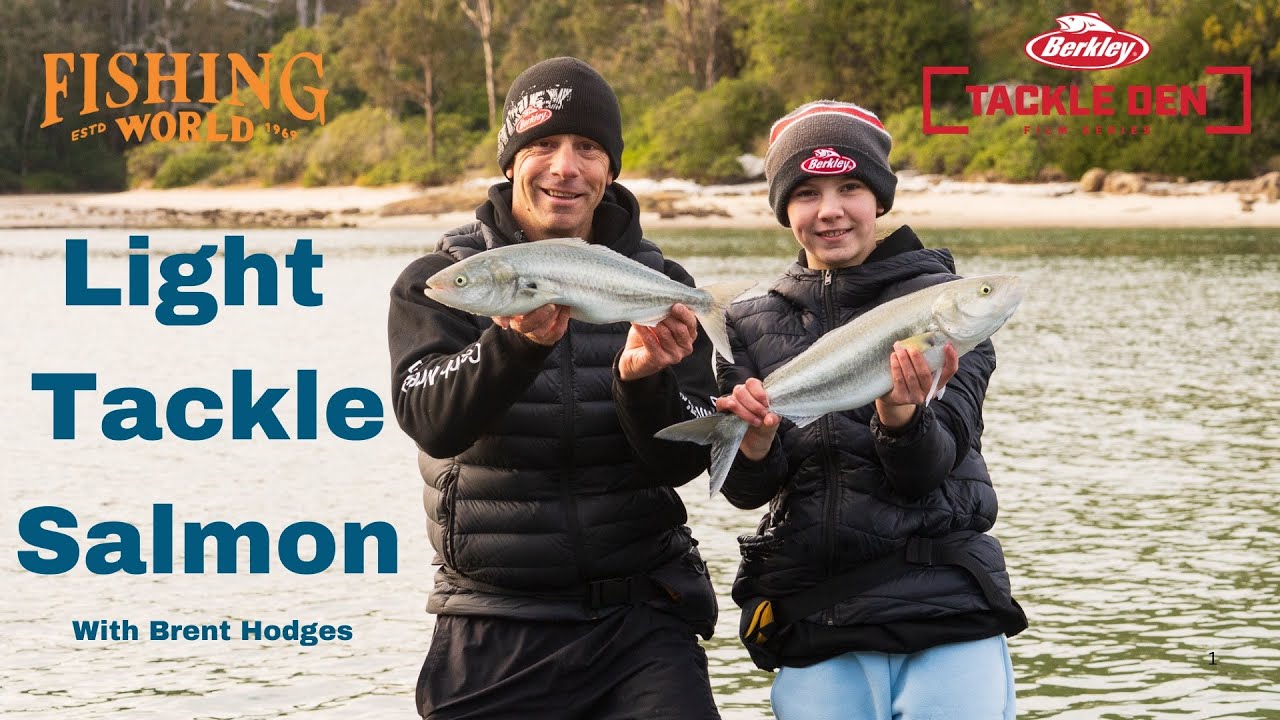 Light tackle Australian salmon - YouTube