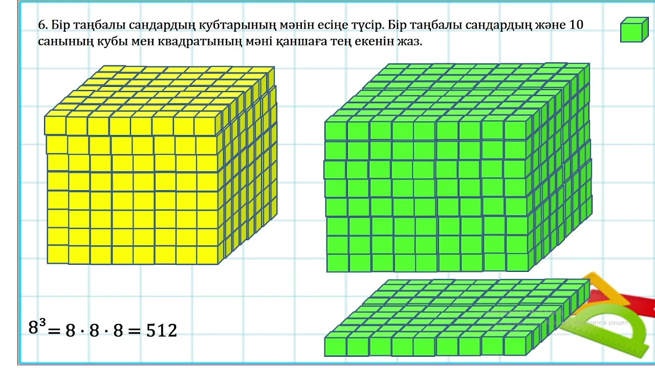 4 сынып математика Кеңістіктік геометриялық фигуралар. Көлемді өлшеу. 1 ...