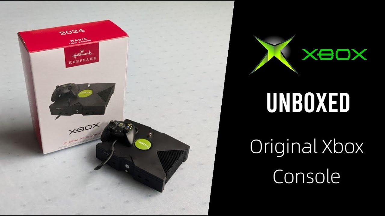 Original Xbox Console Hallmark Keepsake Ornament - YouTube