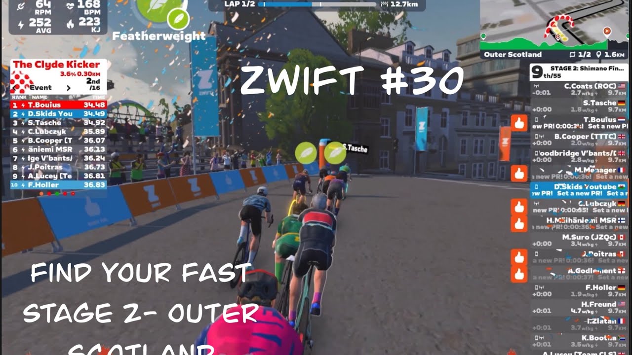 Zwift #30 - -stage 2– Outer Scotland - YouTube