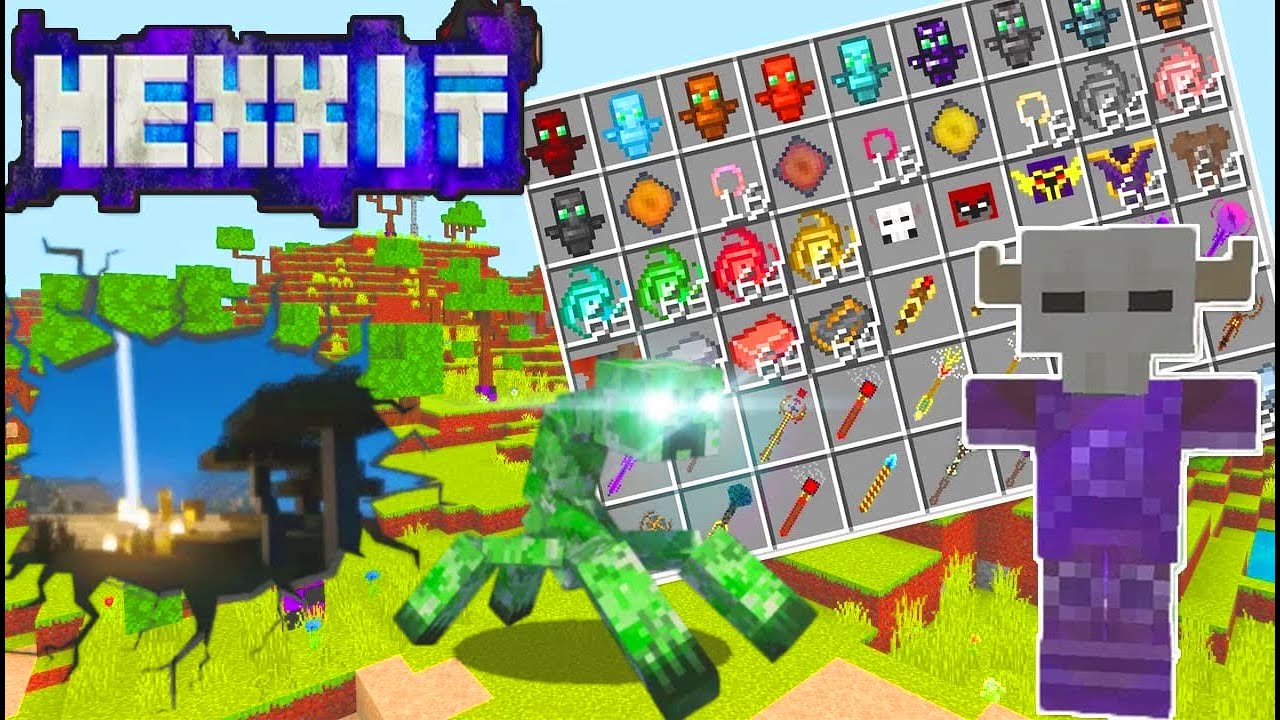 Cách Cài Mod/Addon Hexxit V4 Minecraft Pe 1.17 Giống PC Sinh Tồn Siêu ...