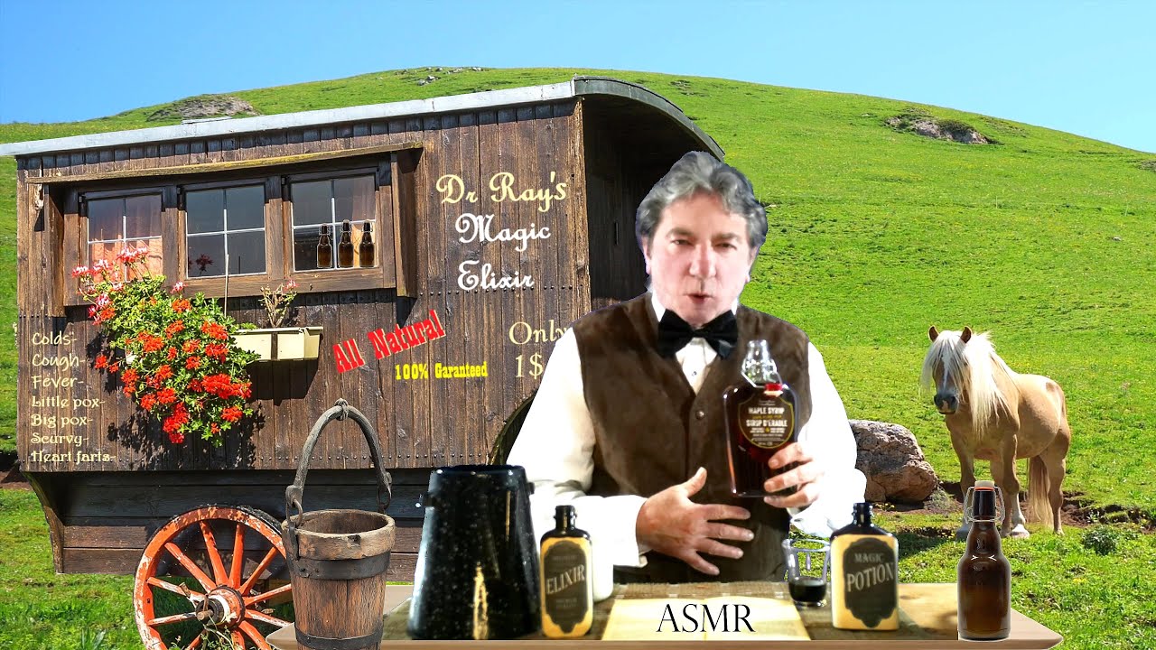 ASMR (Elixir Salesman Roleplay ) Whispers for relaxing with triggers ...