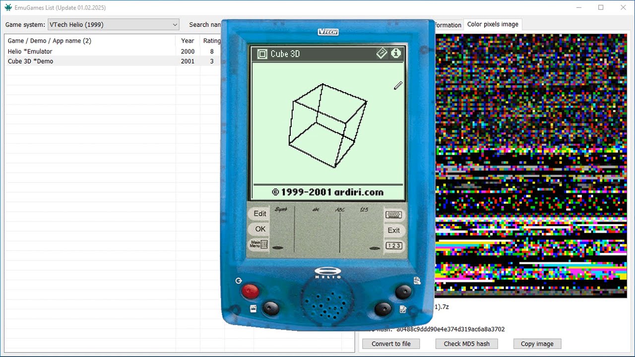 Cube 3D (2001, VTech Helio) - YouTube