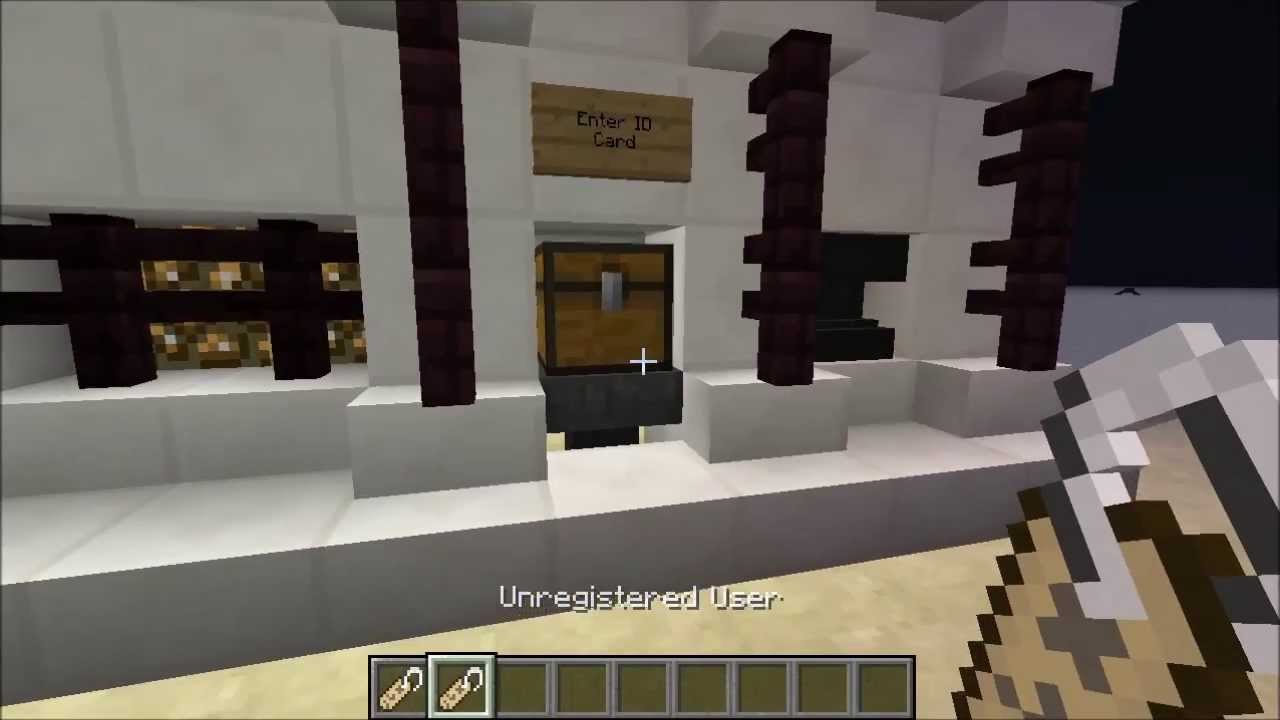 Minecraft Banking System! - YouTube