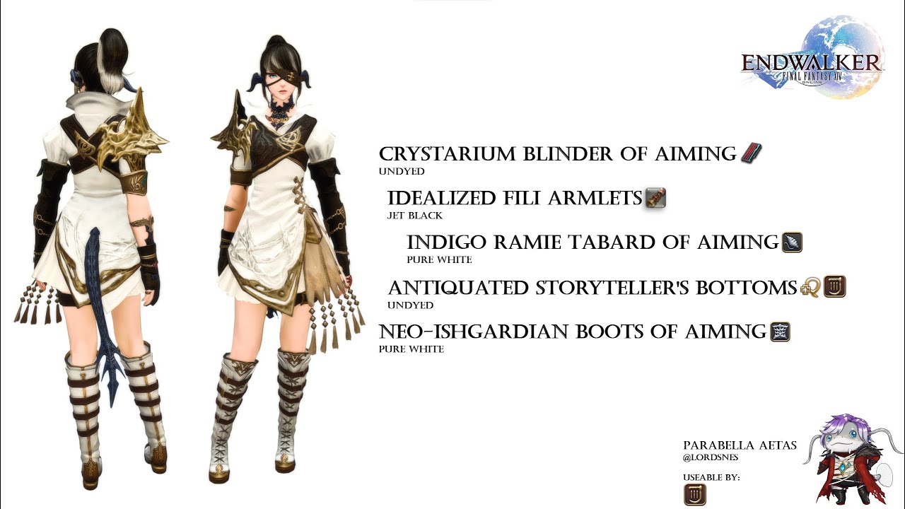 FFXIV Glamour Inspiration - Week 128 [BARD] - YouTube