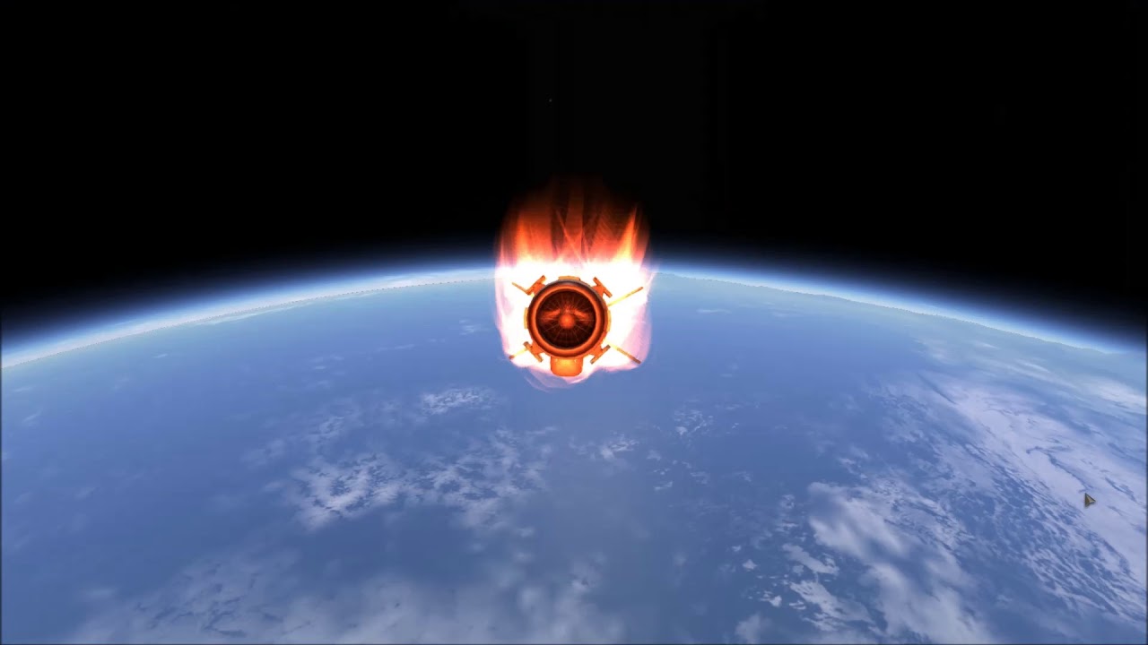 KSP reusable booster rocket spaceplane (STOCK) - YouTube