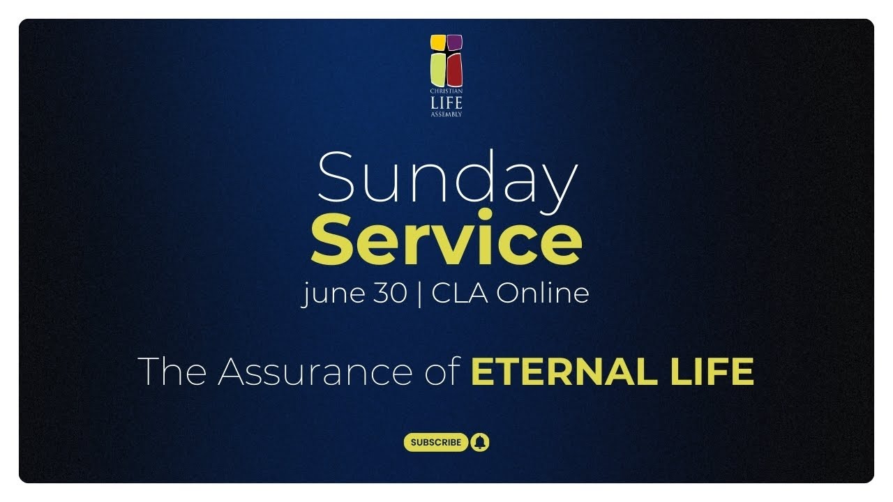 The Assurance of eternal life || Pst. Amos K - YouTube