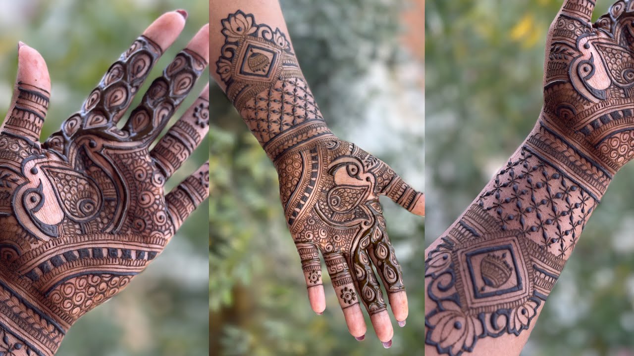 Beautiful Peacock Mehndi Design 2025|| New Peacock Mehndi Design 2025 ...